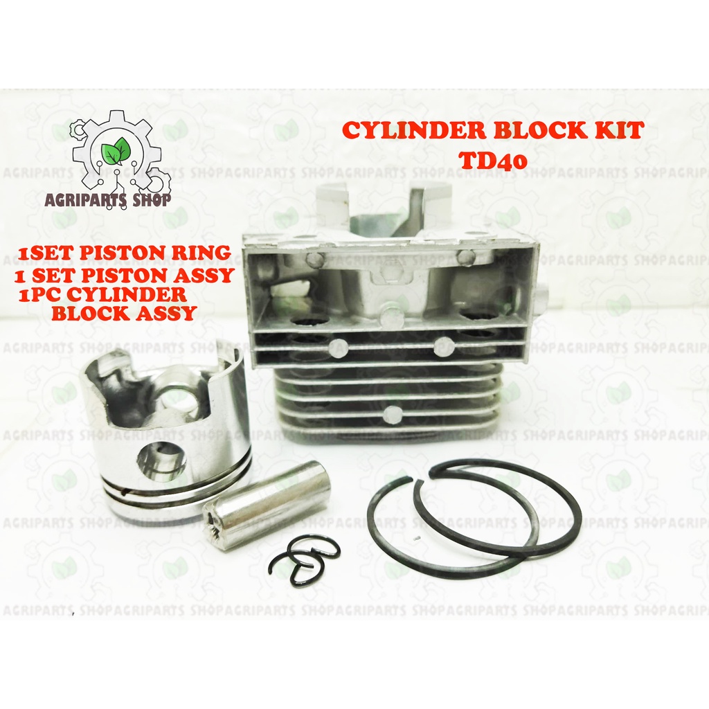 Cylinder Block Assy With Piston TD40 2 Stroke Grass Cutter Brush Cutter ...
