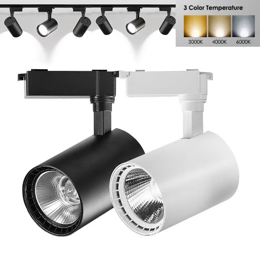 【Ready Stock】COB Track Light Rail Lamp Spotlight Aluminum Ceiling Spot ...