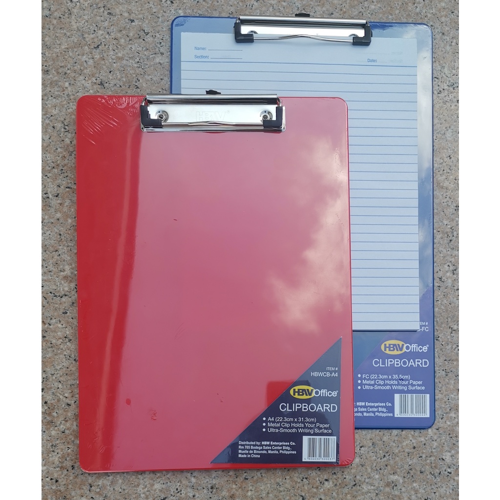 [HBW] ClipBoard [A4,FC] | Shopee Philippines