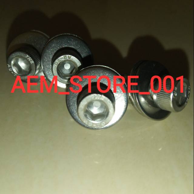 Stainless motorbike number plate bolts / 304 stainless steel car number ...