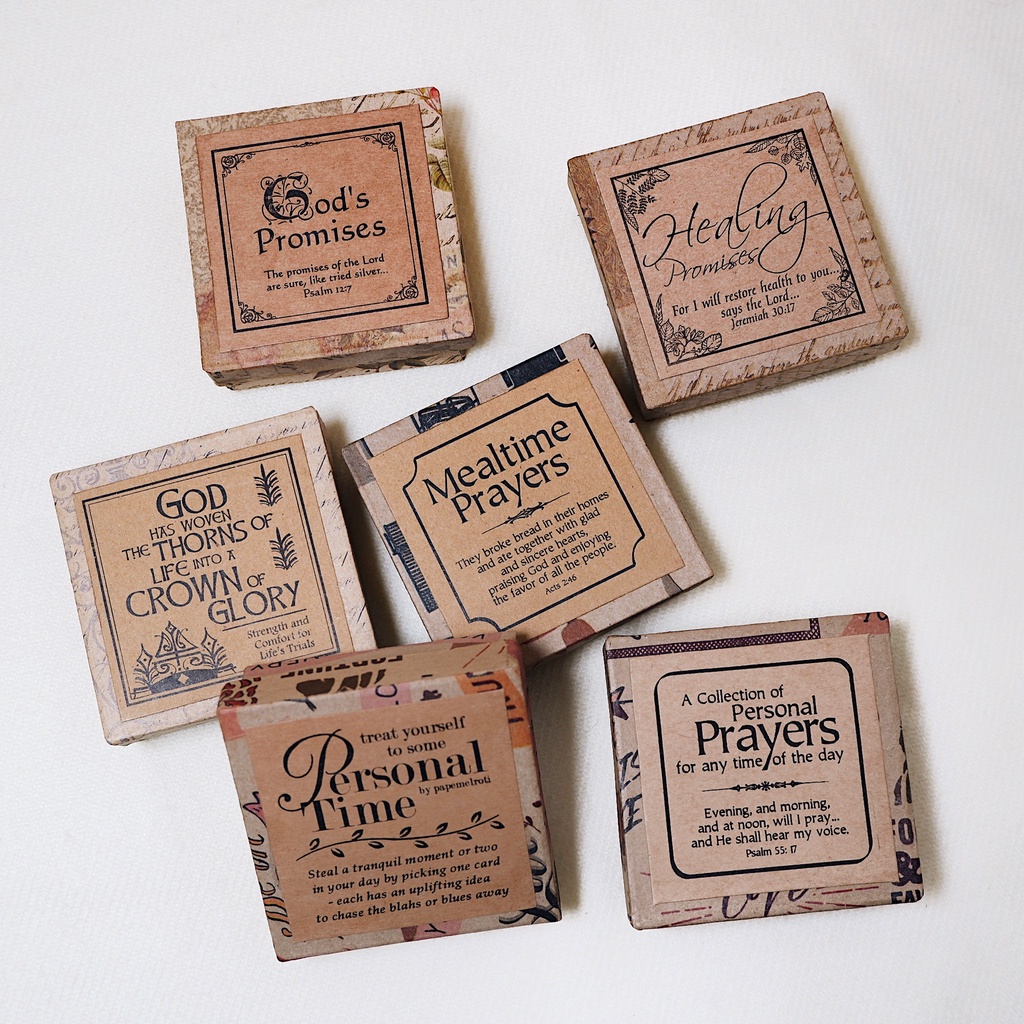 Papemelroti Prayers Paper Pack | Bible Verses Cards with Quotations ...