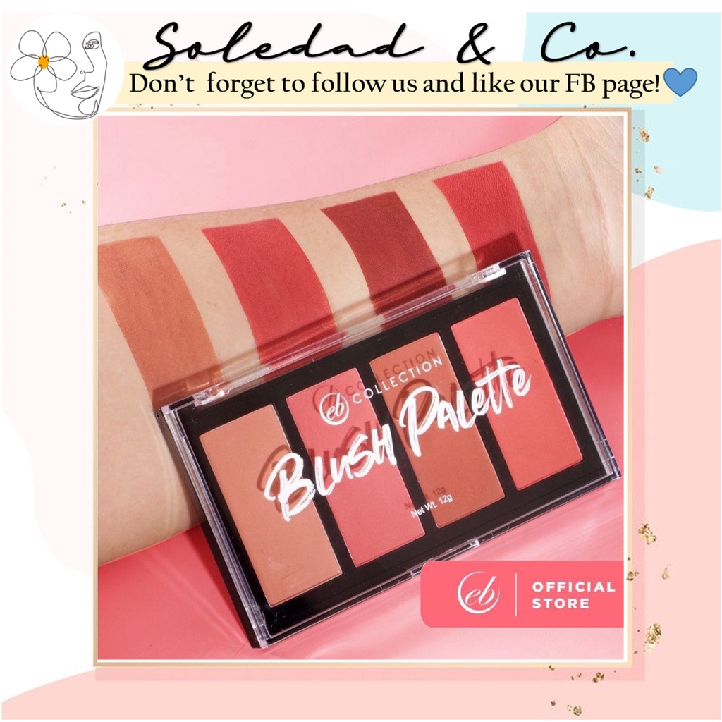 Eb Collection Blush Palette / Ever Bilena Blush Palette | Shopee ...