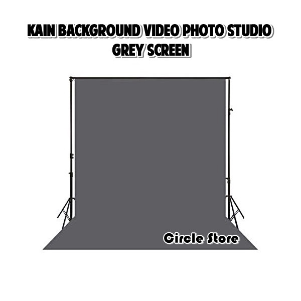 Grey Screen Photo Background Fabric Premium Grey Studio Fabric ...