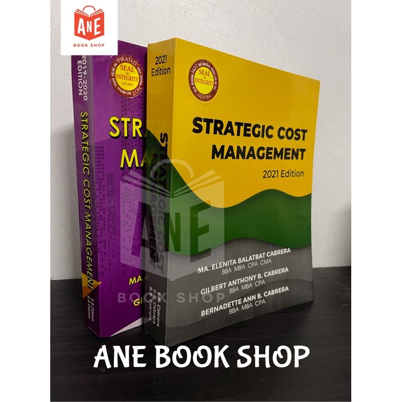 ORIGINAL REVISED STRATEGIC COST MANAGEMENT 2021 by Cabrera | Shopee ...