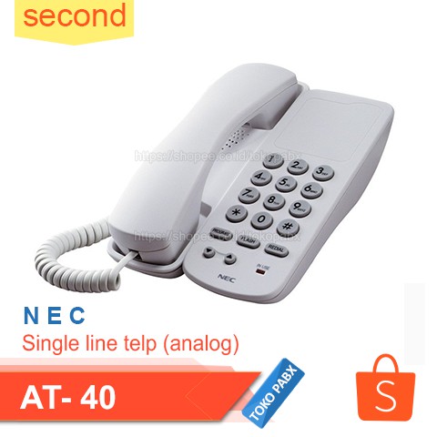 Home Phone NEC AT 40 Single Line Analog | Shopee Philippines