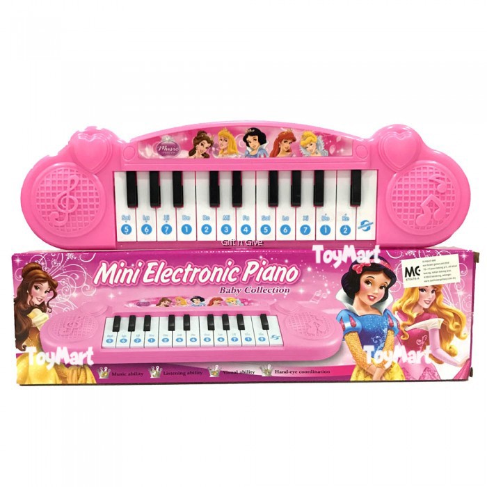 Cartoon Electronic Piano Musical KeyBoard Toy (Kitty Cat , Princess ...