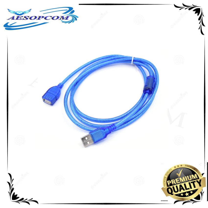 USB 2.0 AM to AF Extension HEAVY DUTY 1.5M Cable | Shopee Philippines