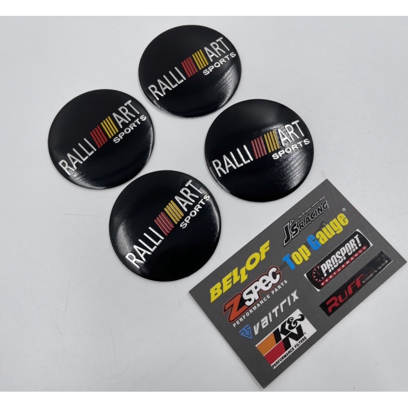 Ralliart Sport Sport Rim Sticker 4Pcs Ralliart Wira Satria Neo Putra ...