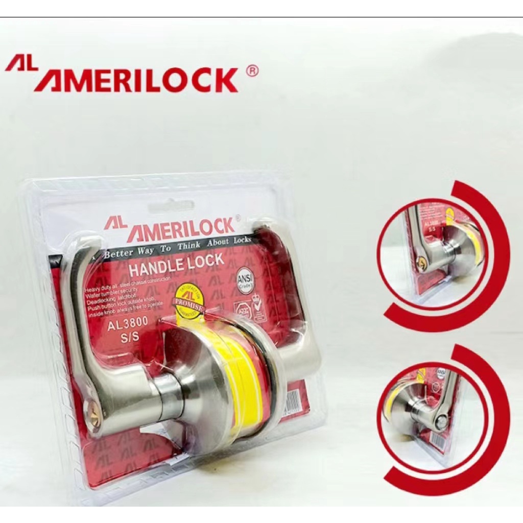 Amerilock Lever Type Lockset (AL3800S/S) | Shopee Philippines