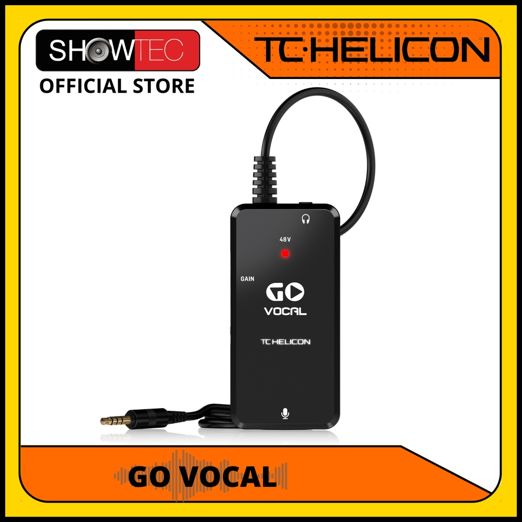 TC Helicon GO VOCAL High-Quality Microphone Preamp for Mobile Devices ...