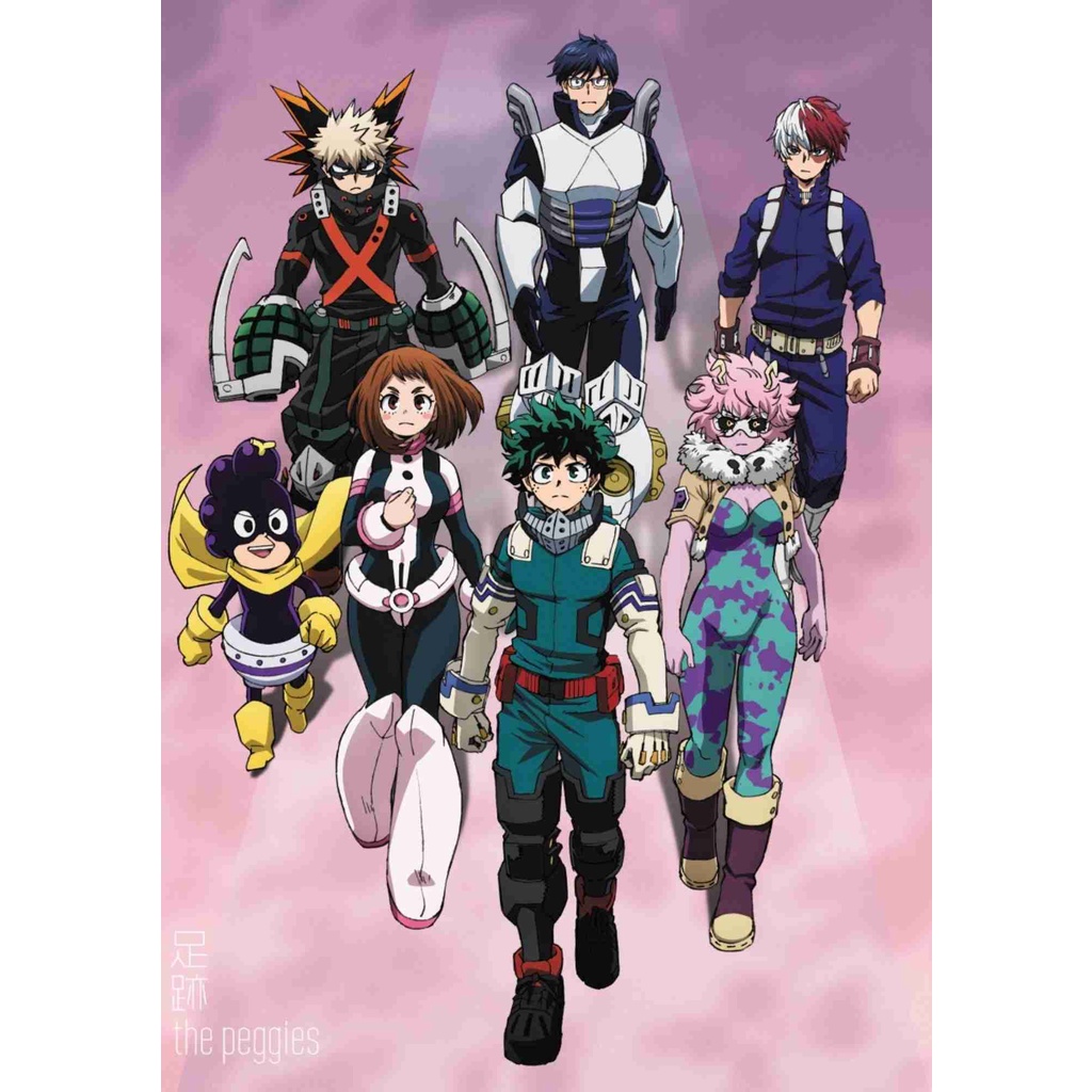 My Hero Academia Manga Anime Poster A4 Size | Shopee Philippines