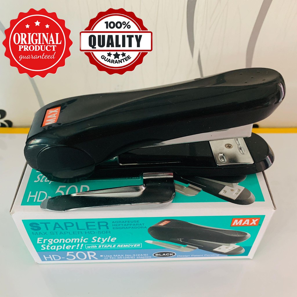 Max Stapler HD-50R with Staple Remover Heavy Duty | Shopee Philippines