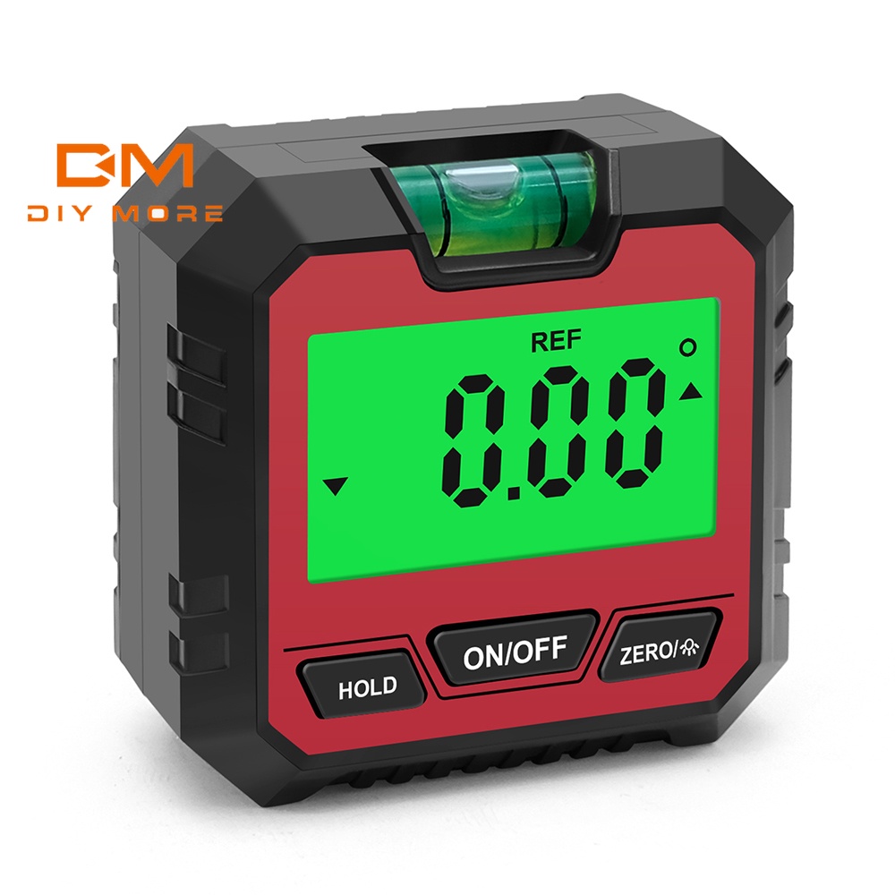 DIYMORE Digital Protractor Level Magnetic Angle Inclinometer Bevel ...