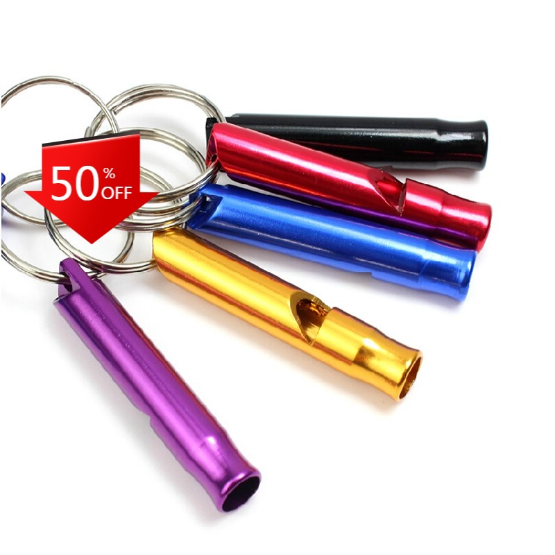 COD DVX Small & Large Aluminum Metal Whistle Tube Keychain Emergency ...