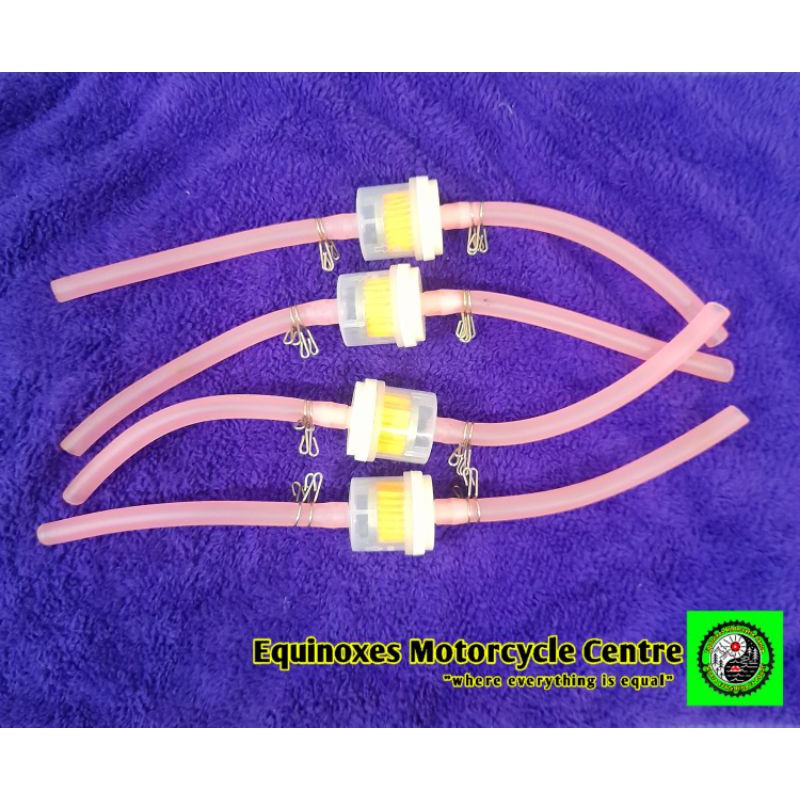 Fuel filter with hose pink | Shopee Philippines