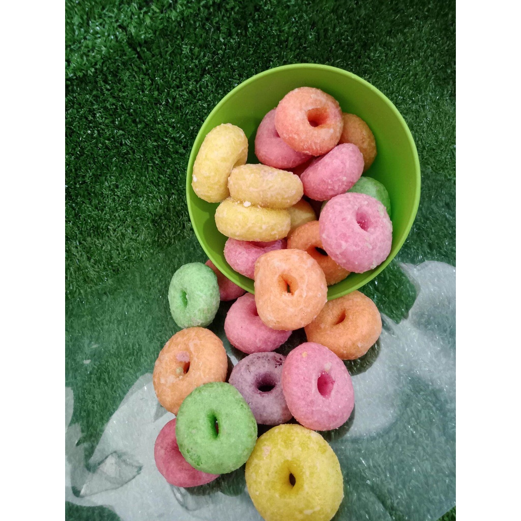 Sweet Colorful Dry Donuts 250Gram | Shopee Philippines