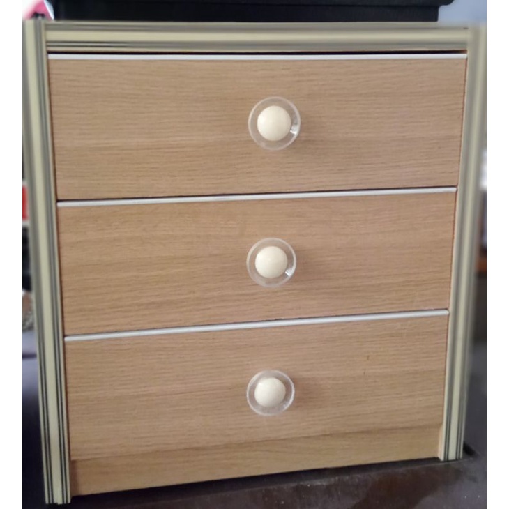 3 tier wooden drawer(multi purpose) | Shopee Philippines