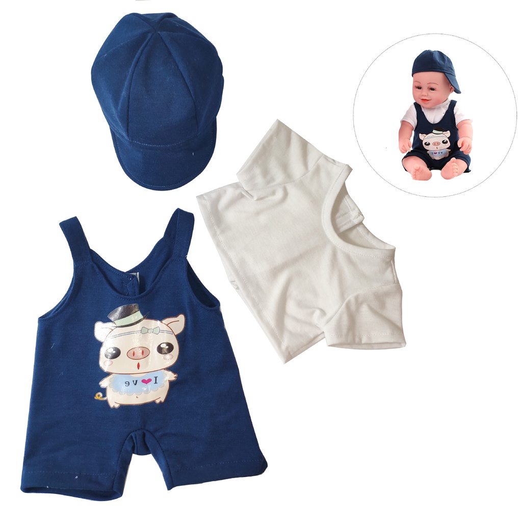 New Cute Simulation Doll Costume Set Barbie Jumpsuit Simulation Doll ...