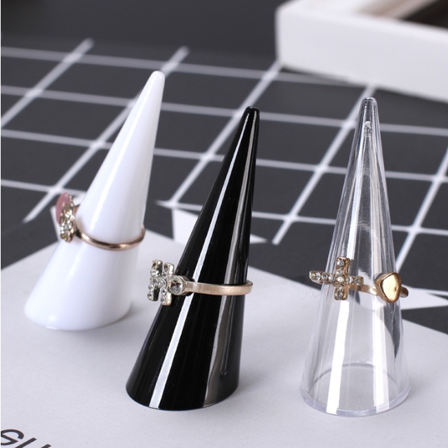 FancyArtsy 1pc Ring display holder Couple ring display stand Cone Ring ...