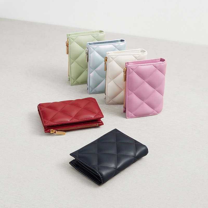 Women's Folding Wallet Mini Diamond Wallet Card Holder 50770524 ...