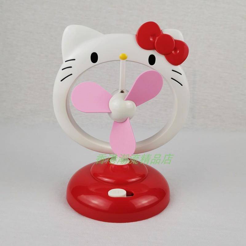 JAPAN SANRIO HELLO KITTY FACE SHAPE MINI BATTERIE TABLE FAN USB FAN ...