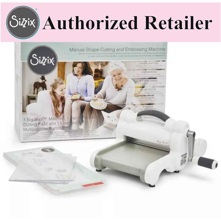 Sizzix Big Shot Plus Machine White and Gray With Free (1)Embossing ...