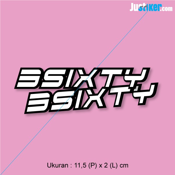 3sixty Logo Frame Sticker. 360 Threesixty Folding Bike | Shopee Philippines