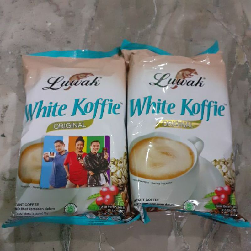 Luwak white koffie original 10x20gr Contents 10 pcs | Shopee Philippines