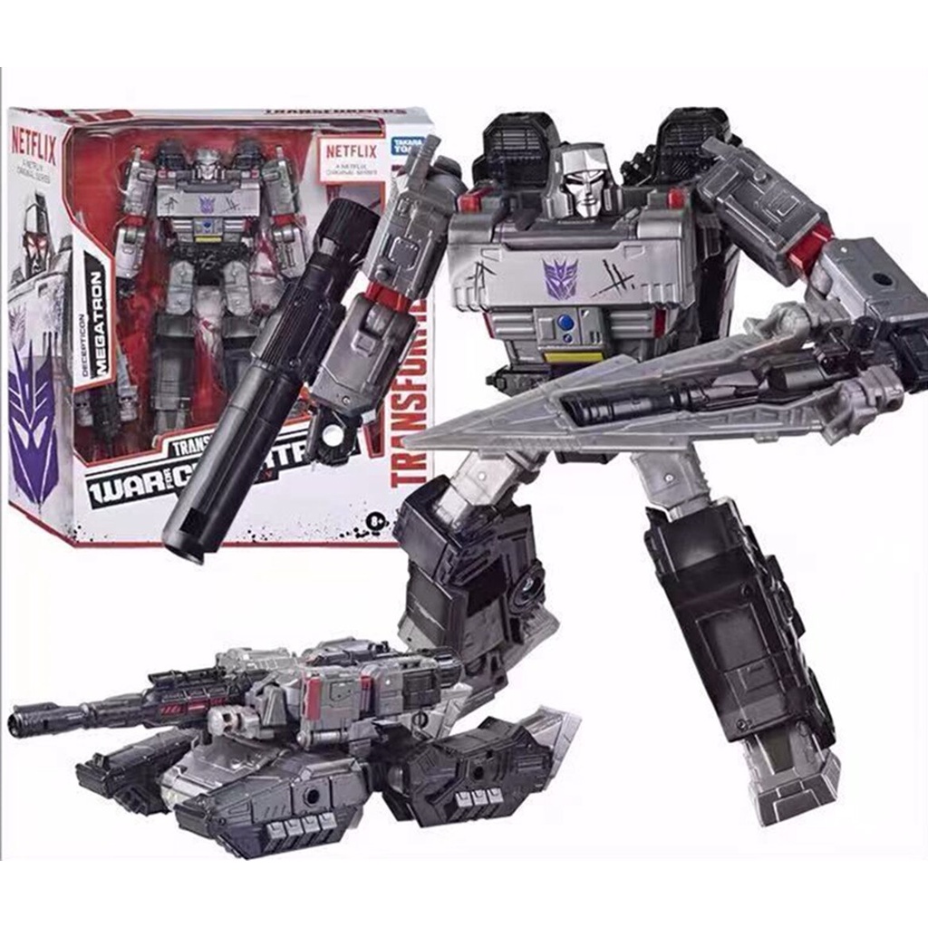 Hasbro Transformer Netflix War for Cybertron Trilogy Voyager Megatron Action Figure Model Toy ...