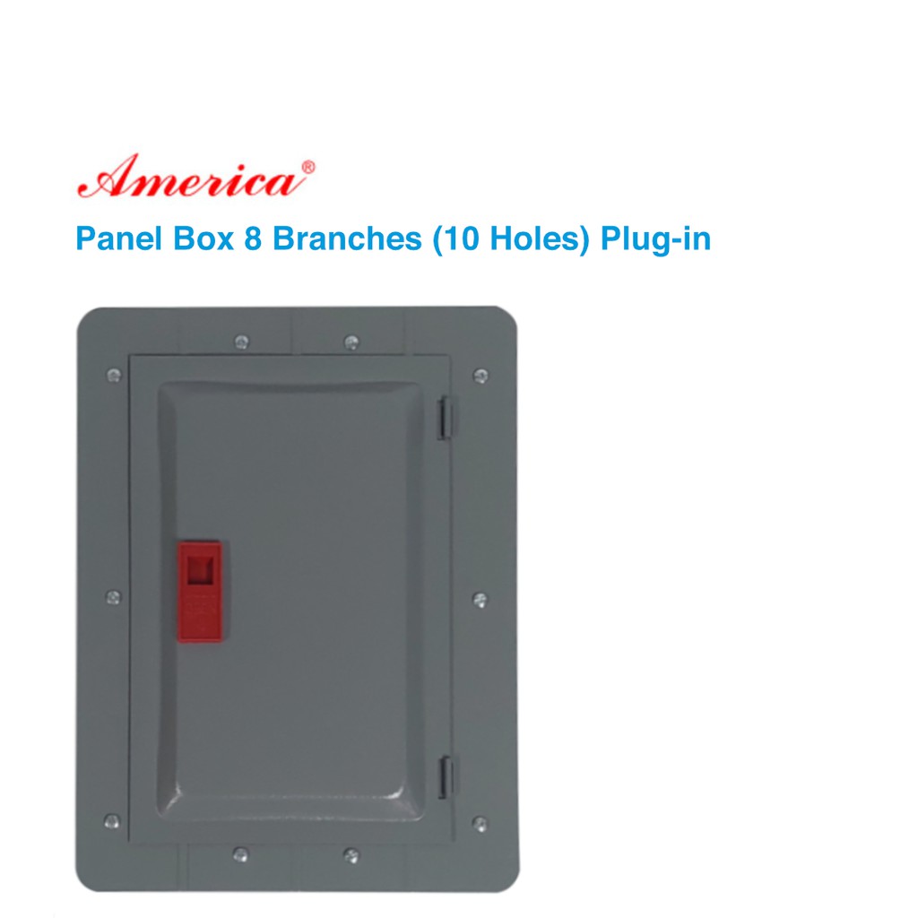 America Panel Box 8 Branches (10 Holes) Plug-in | Shopee Philippines