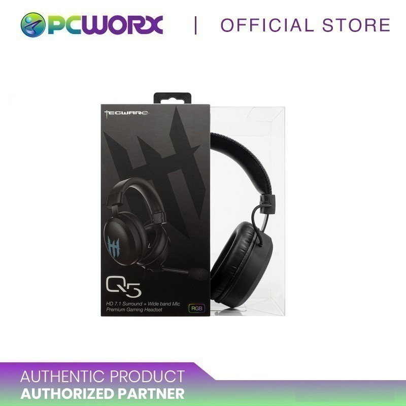 Tecware Q5 Gaming 7.1 RGB Gaming Headset | Shopee Philippines