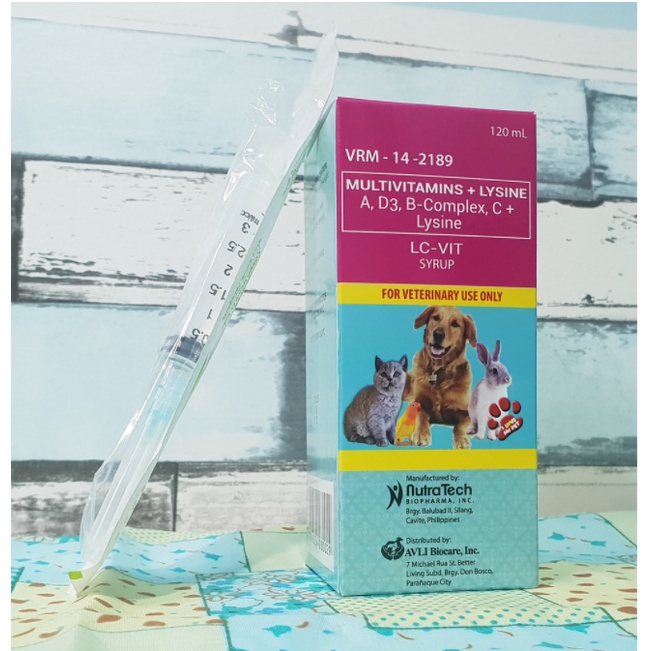 LC Vit Mutivitamins Syrup 120 ml with 1 FREE SYRINGE | Shopee Philippines