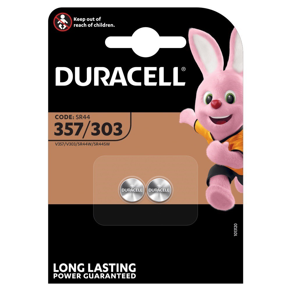 Duracell SR44 357 303 (2pcs) 1.5v Silver Oxide Button Cell Battery in ...