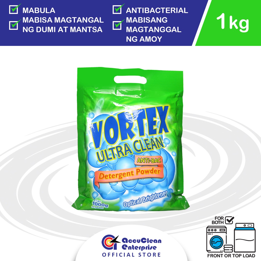 Vortex Detergent Powder 1kg with Antibacterial | Shopee Philippines