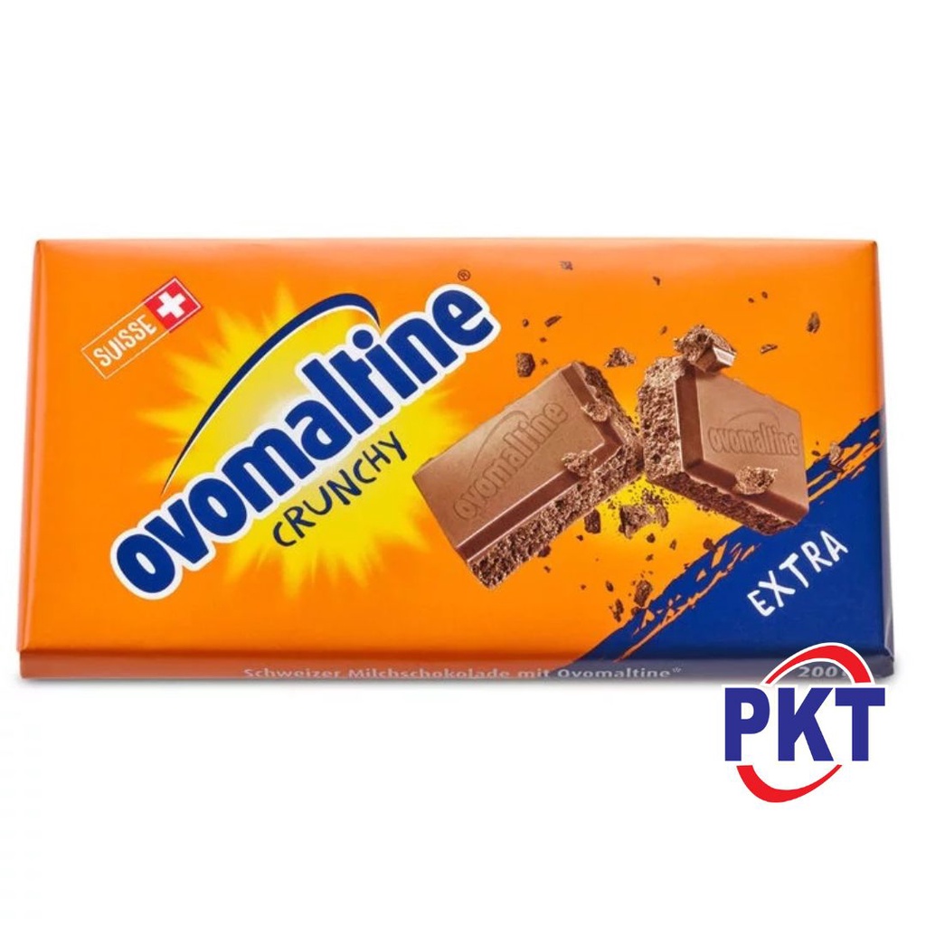 OVOMALTINE Crunchy Chocolate / EXTRA Bar 100g / 200g | Shopee Philippines
