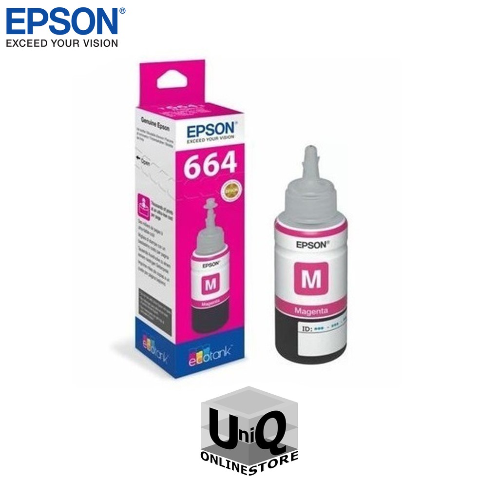 Epson T6643 Original Ink Bottle 70ml (Magenta) | Shopee Philippines