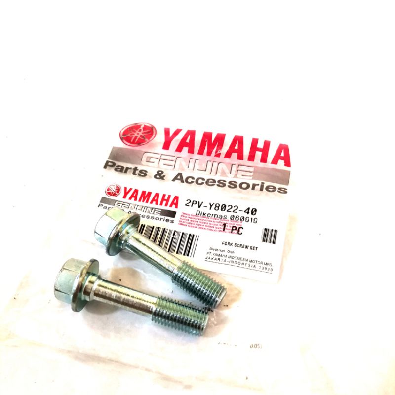Yamaha Fork Screw Set Special Turun Fork LC135 Y15ZR Y16ZR (1Set=2 PCS ...