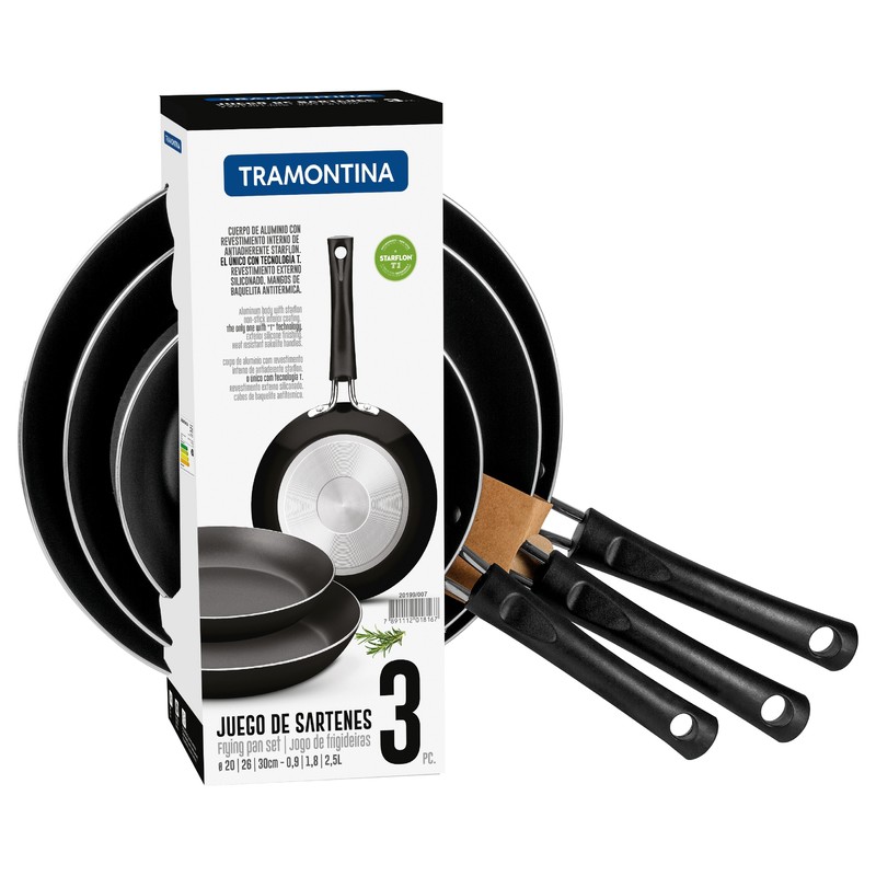 Tramontina Chelsea 3pc. Frying Pan Set | Shopee Philippines