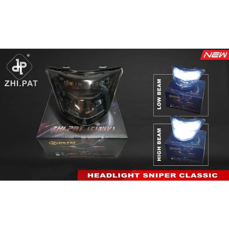 ZHIPAT HEADLIGHT SNIPER 135 CLASSIC | Shopee Philippines