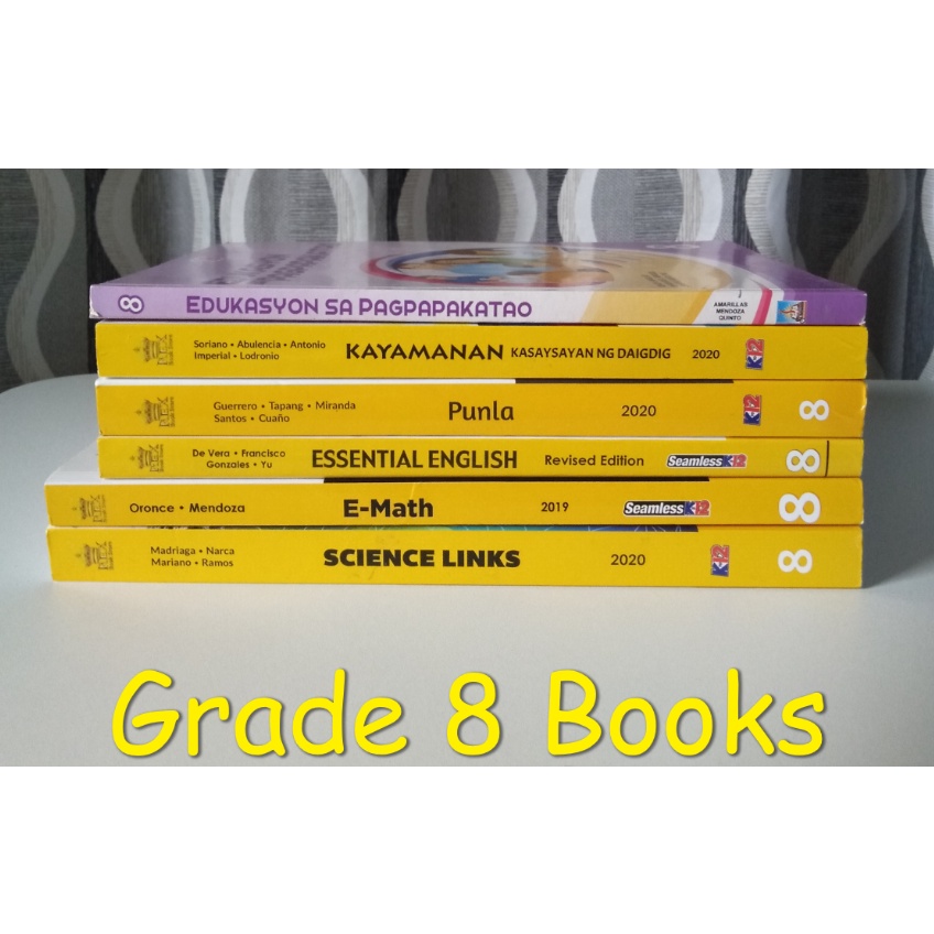 Grade 8 Books Junior High School Books Preloved Brand New Shopee