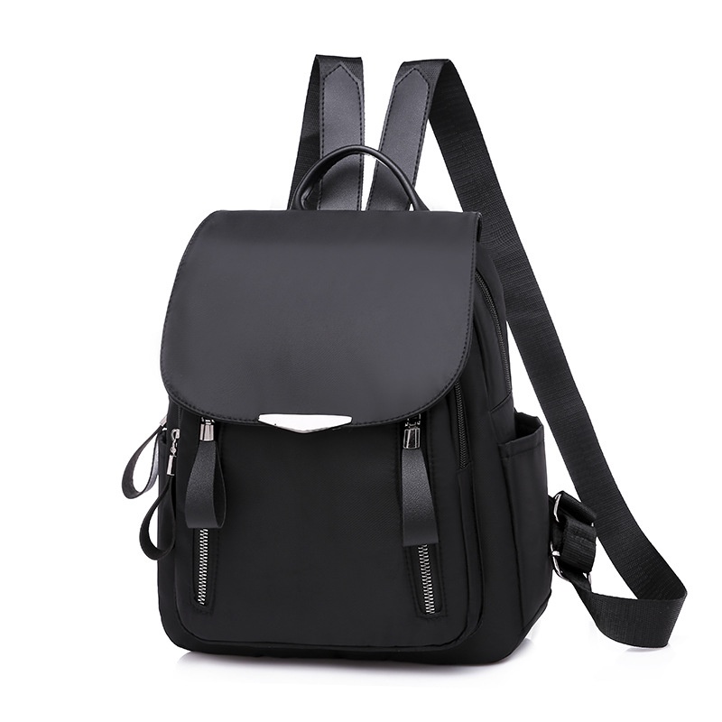 Korean Fashion Nylon Backpack for Women Quality Waterproof Schoolbag ...