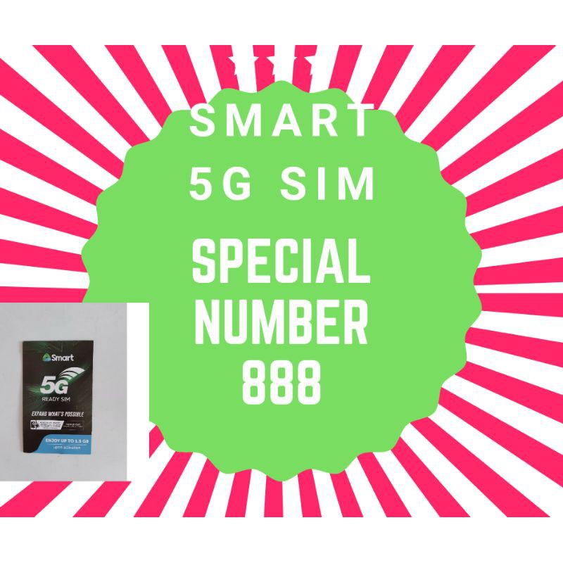 Smart special number vanity sim with same last 3 digit number | Shopee ...