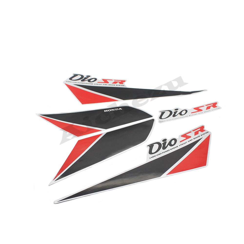 Motorcycle Scooter Body Fairing Sticker DIO SR Motorcycle Sticker Glue ...
