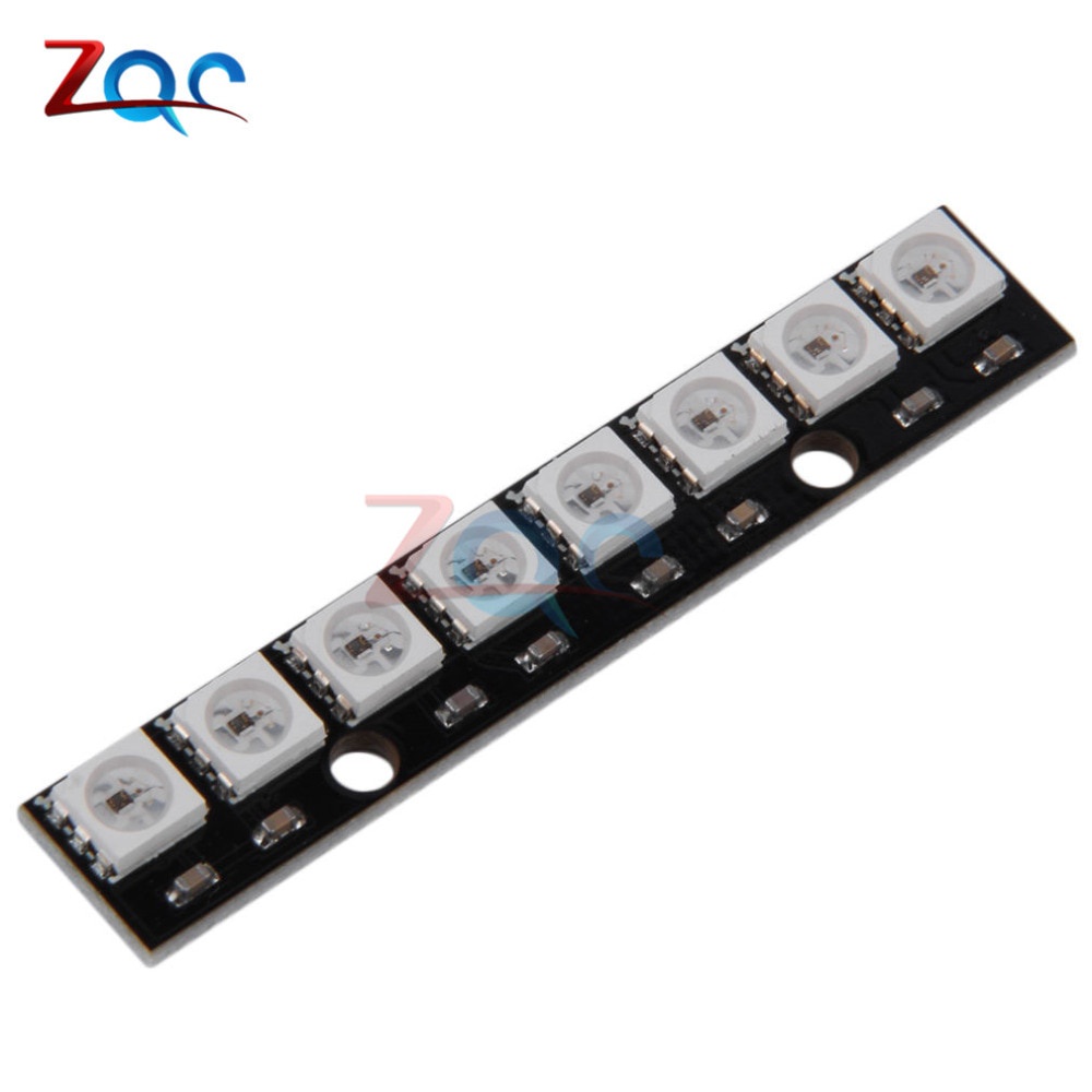 8 Channel WS2812 5050 RGB 8 LEDs Light Built-In Full Color-Driven ...