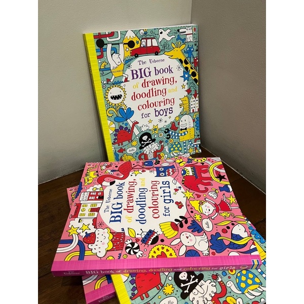 Usborne Big Book Of Drawing,Doodling and Colouring | Shopee Philippines