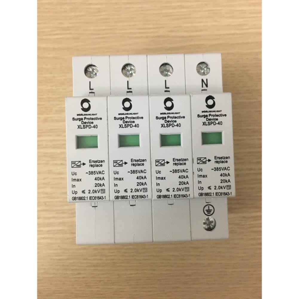 Lightning protection Solar AC SPD 4P XLSPD-40 | Shopee Philippines