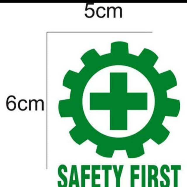 K3 safety first unit logo cutting Sticker | Shopee Philippines