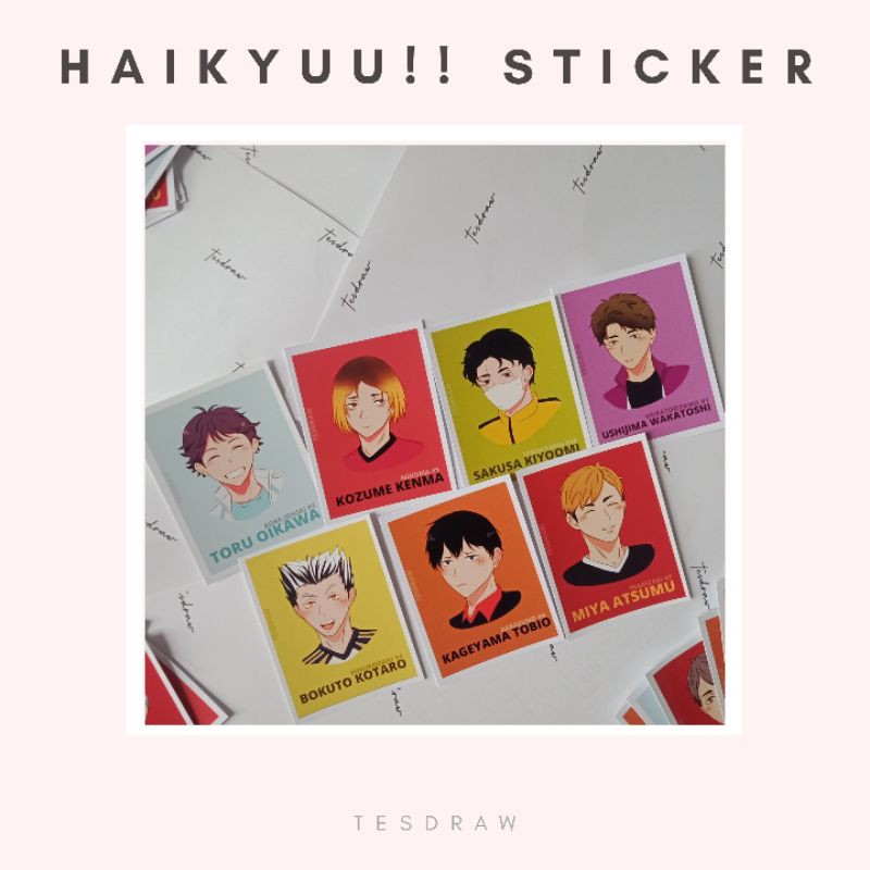 Haikyuu!! Fanart Single Sticker [2/2] | Shopee Philippines