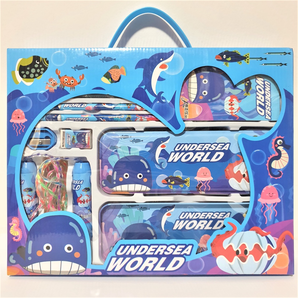 Complete Undersea World Stationery 7in1 | Shopee Philippines