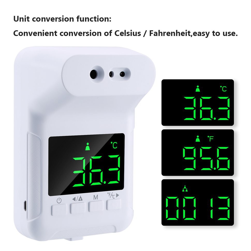 K3S Digital Smart Non-contact Handsfree Forehead Body Temperature ...